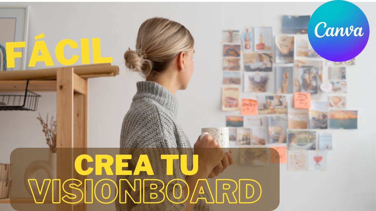 #newyear Cómo hacer un VISIÓN BOARD FÁCIL Y FUNCIONAL con CANVA ...