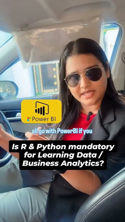 Is R And Python Mandatory For Learning Data Business Analytics Youtube