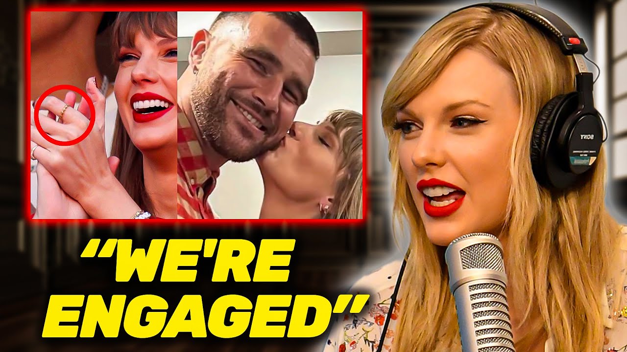 Taylor Swift CONFIRMS Engagement to Travis Kelce - YouTube