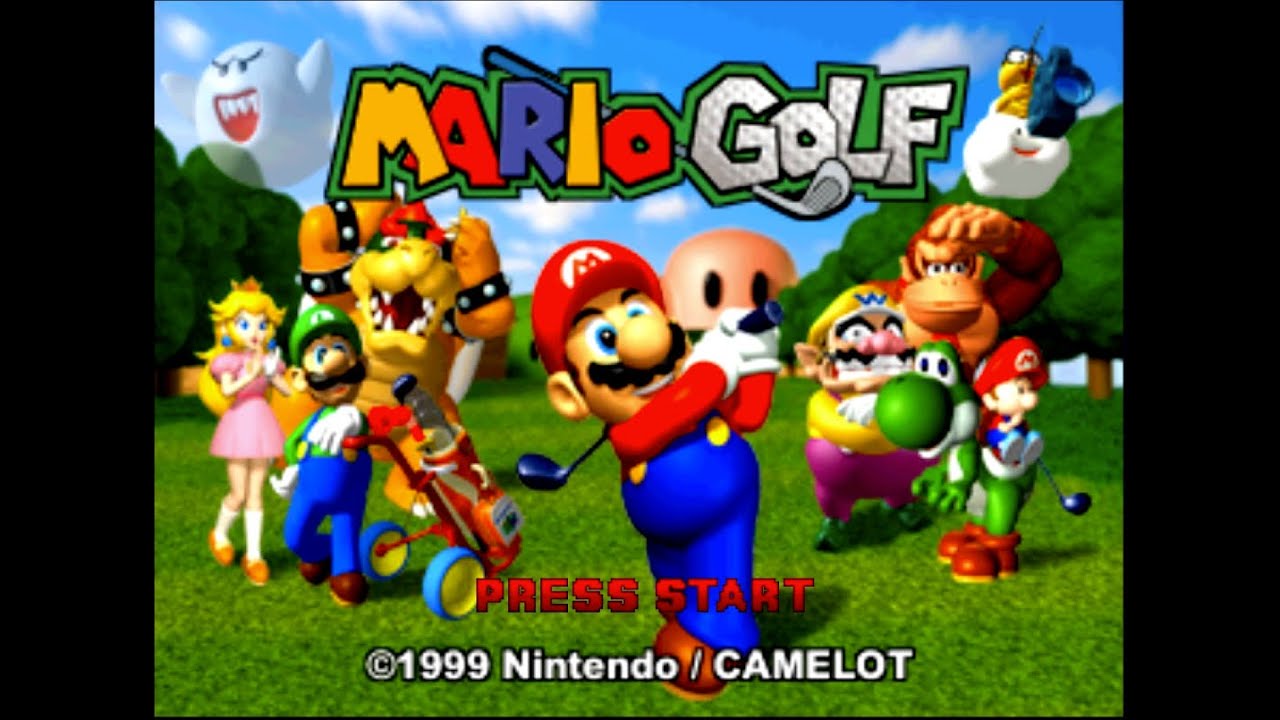 Mario Golf Title Screen (N64) - YouTube
