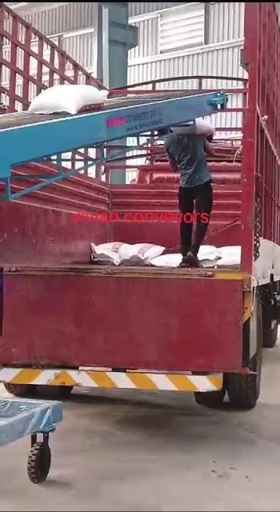Truck Loading Conveyor - Vivian Conveyors - YouTube