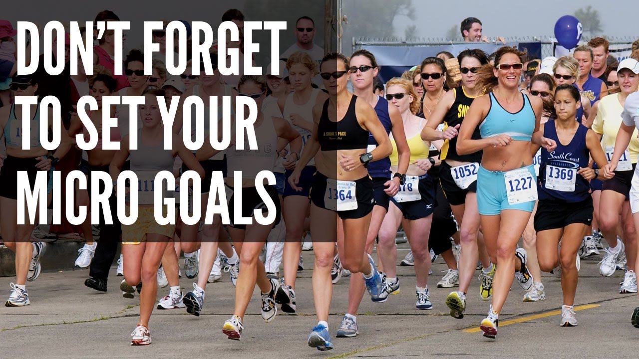 Don't Forget to Set Micro Goals - YouTube