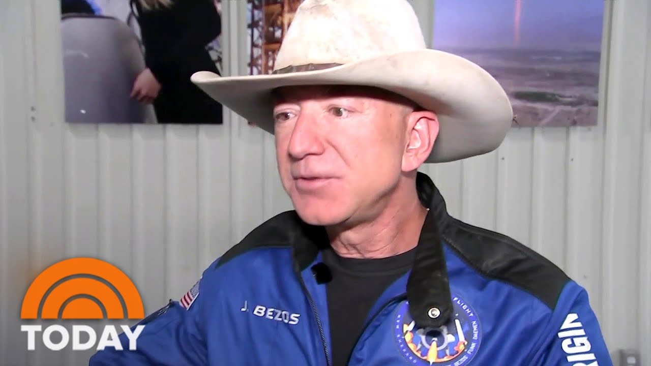 Jeff Bezos Responds To Critics After Historic Trip Into Space - YouTube