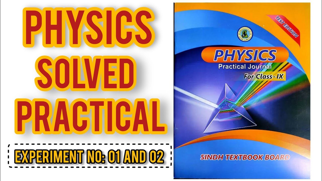 Solved Practical Book Of Physics || Class 12 || Experiment No: 1 and 2 ...