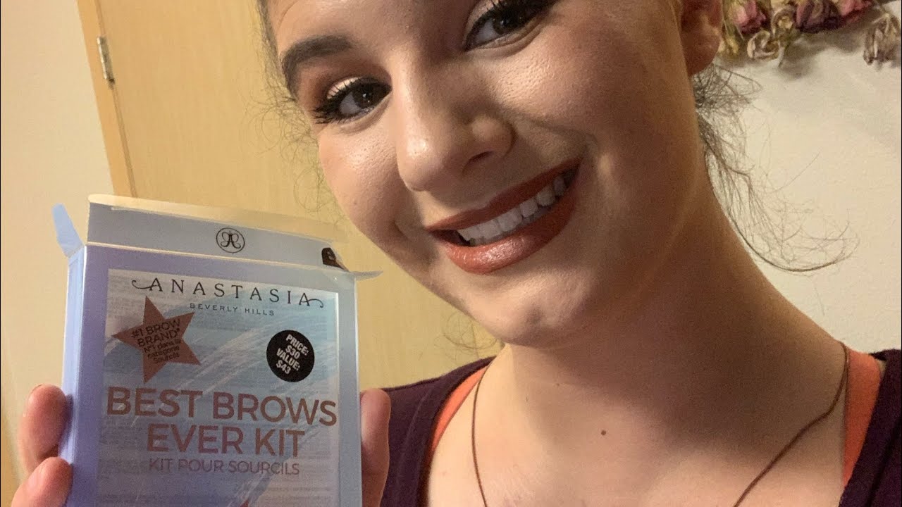 Testing ABH brow kit! - YouTube