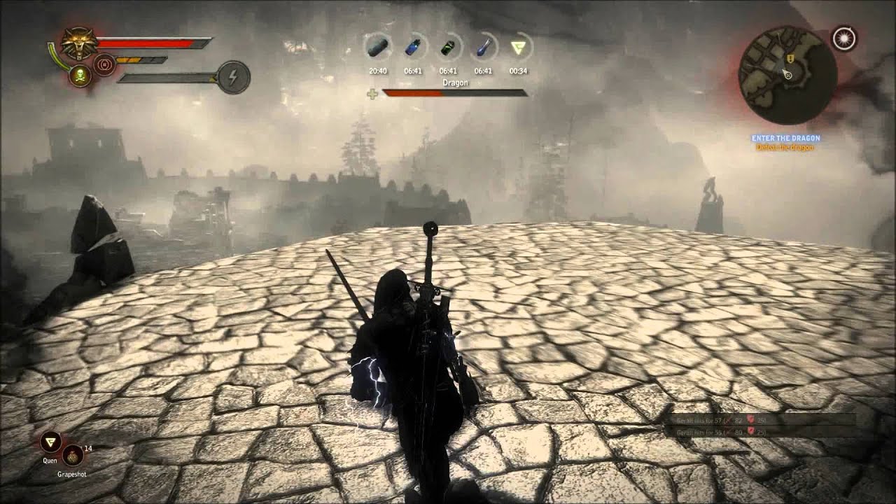 Dragon boss Witcher 2 Dark mode Stridar - YouTube