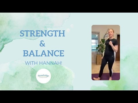 Strength and Balance with Hannah! Episode 9 - YouTube