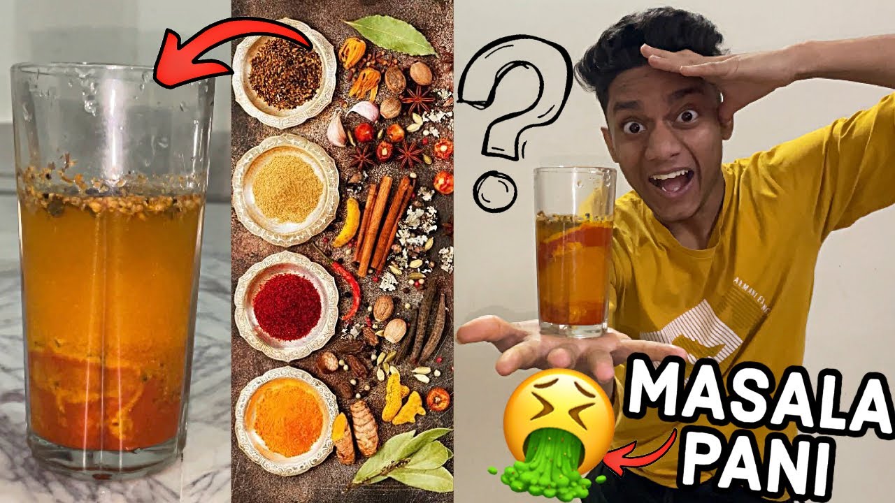 I Mixed 10 Crazy MASALA In WATER 🤢 - ये क्या बन गया ? || Weirdest DRINK ...