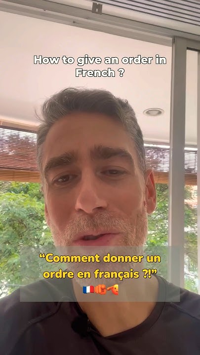 🇫🇷🫵🫡How to give an order in French ? / Como dar un orden en francés ...