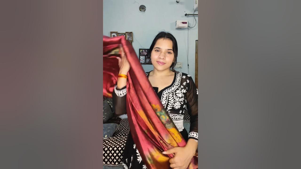 Saree Draping Itni Easy Ho Skti H Kya Saree Transition Ytshorts Shortsfeed Tnmvlogs