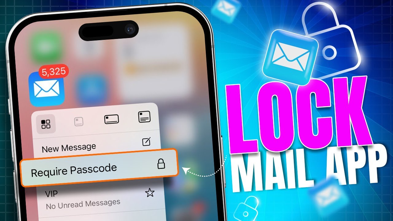 Lock Mail Apps with Face ID/Touch ID on iPhone| Lock Email Apps Using ...