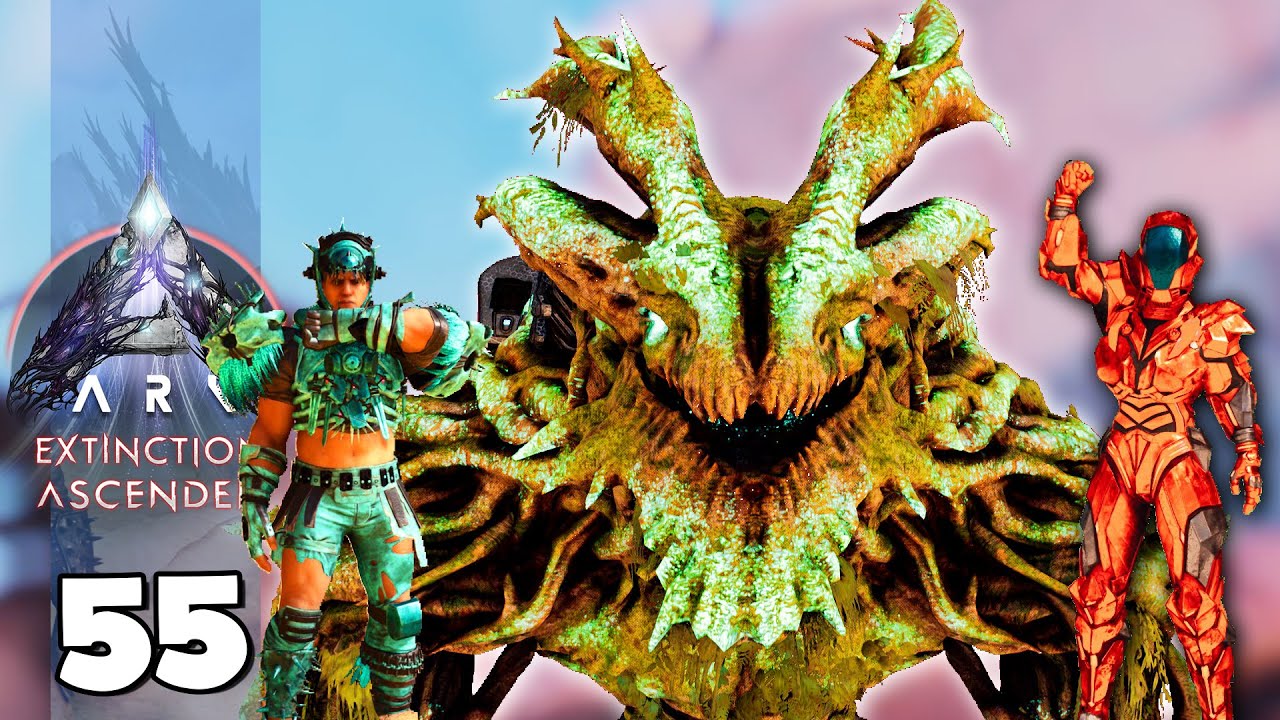 LONGO CAMINHO ATÉ ARENA DO BOSS FINAL!!! ARK: Extinction 55 - YouTube