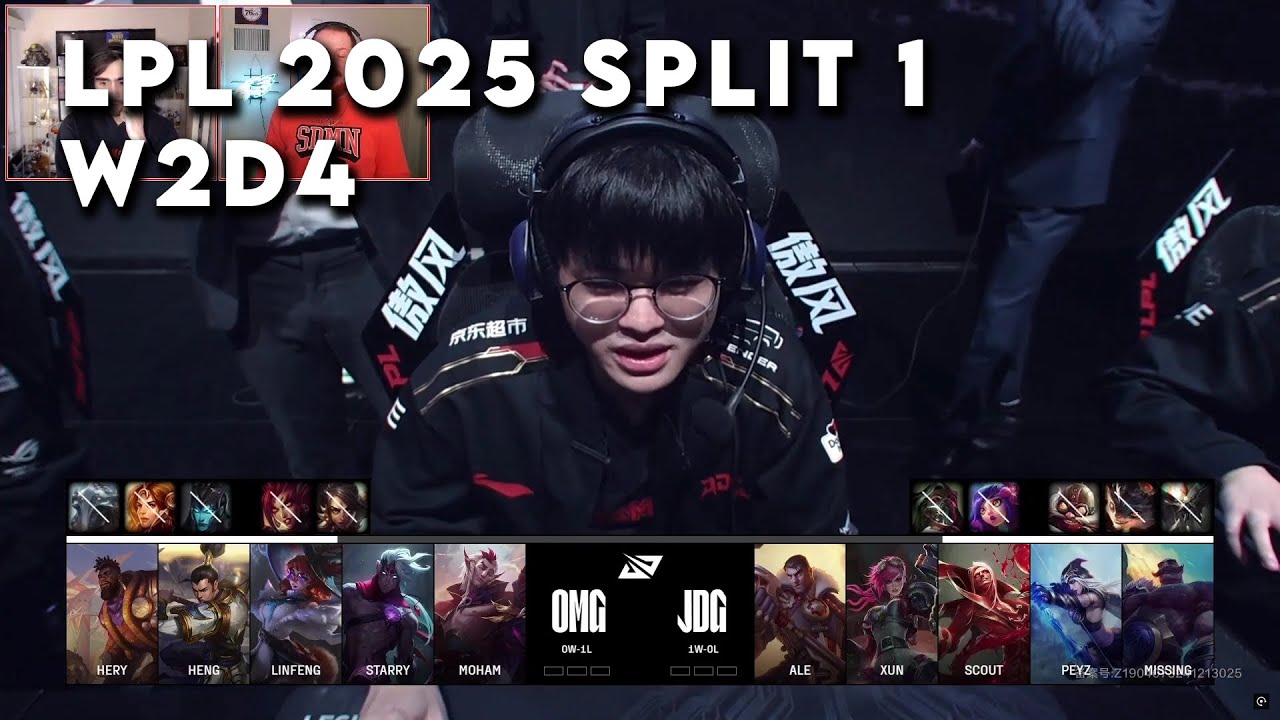 JDG vs OMG Game 1 | LPL 2025 Split 1 Week 2 Day 4 | JD Gaming vs Oh My God - YouTube