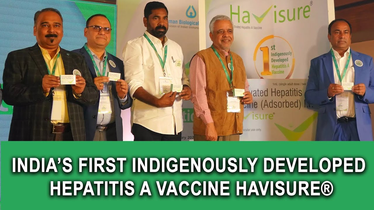 Hepatitis A Vaccine Launch By Havisure | liver Disease |Hybiz tv - YouTube