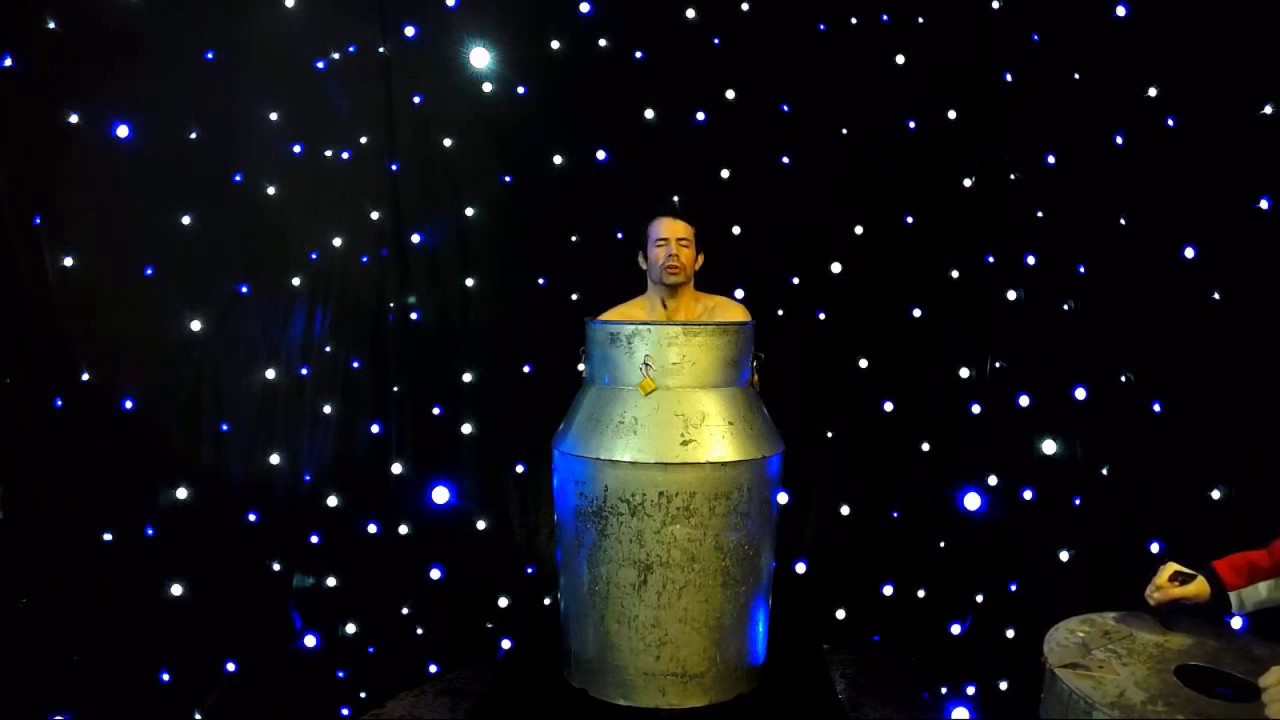 Houdini Milk Can Escape LIVE! - Holding breath for 4 minutes. - YouTube