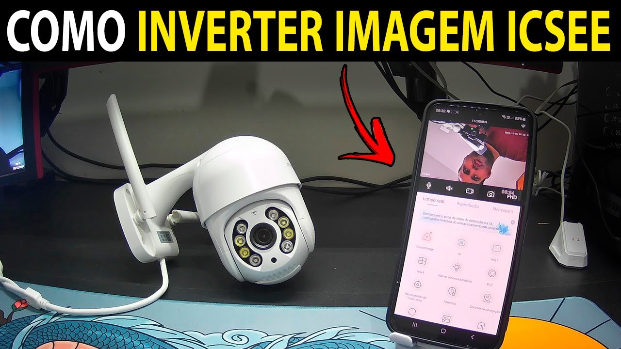 COMO INVERTER IMAGEM DA CÂMERA IP ICSEE - YouTube