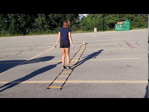 Ladder In Out Jumps - YouTube