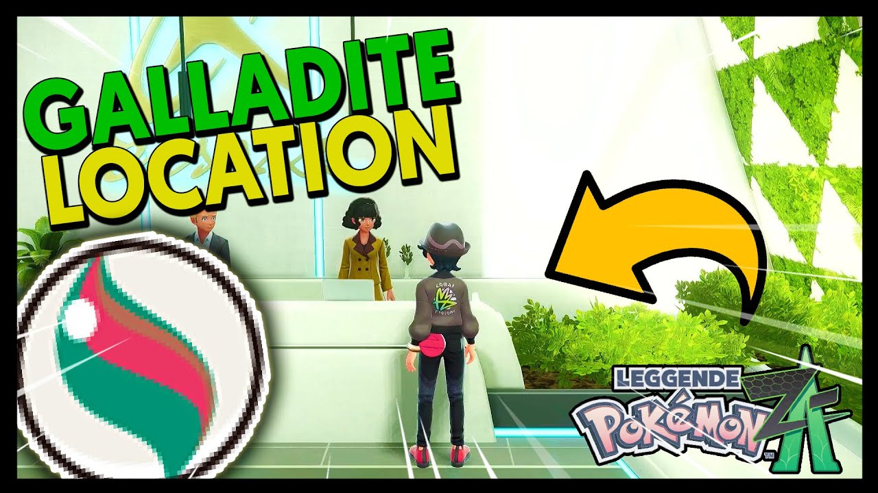 WHERE TO GET THE GALLADITE ON POKEMON LEGENDS Z-A - YouTube