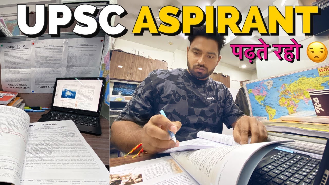 Life of an Aspirant | UPSC Preparation 2023 | Study Vlog - YouTube