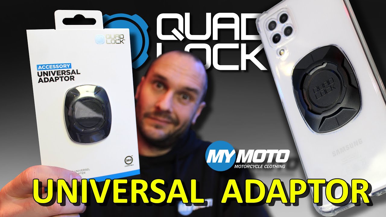 Fitting a Quad lock universal adapter || MyMoto - YouTube