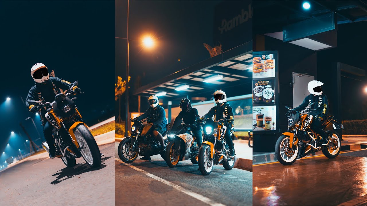 NIGHT RIDE KTM DUKE 390 | ID9 - YouTube