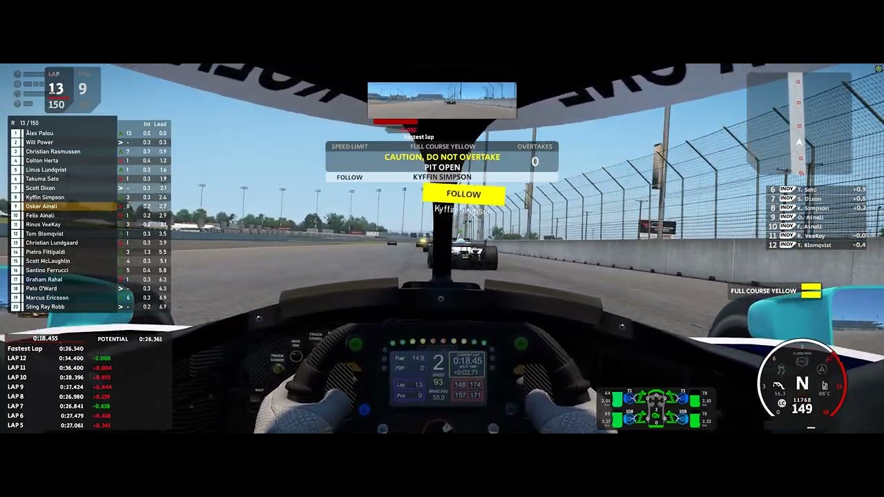 Indycar 2024 Custom Championship | Automobilista 2 | R 10/16 WWT ...