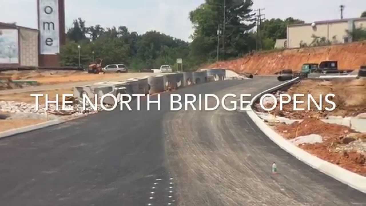 Sacred Heart Opens New North Bridge for Weekend Masses - YouTube