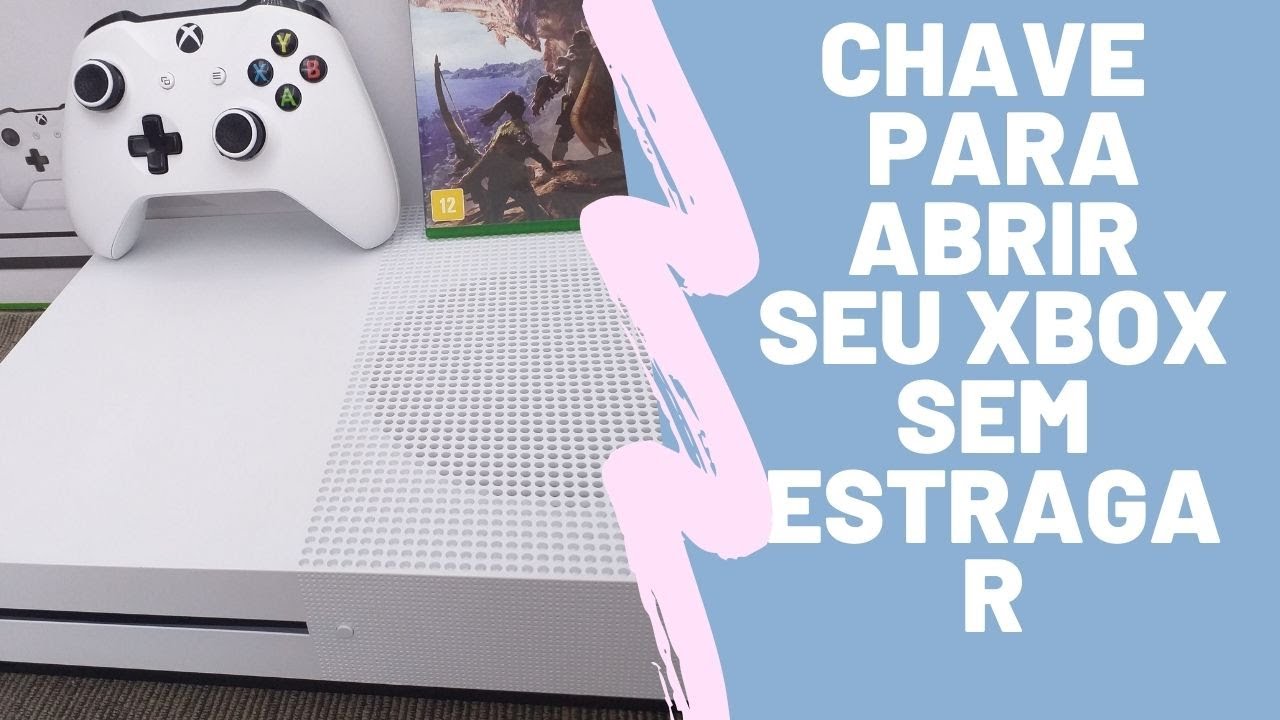 Chave para abrir seu Xbox one sem estragar - YouTube