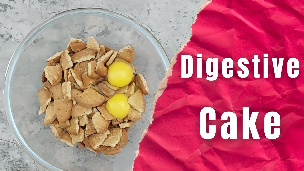 Digestive cake | combination of digestive and egg | easy recipe - YouTube