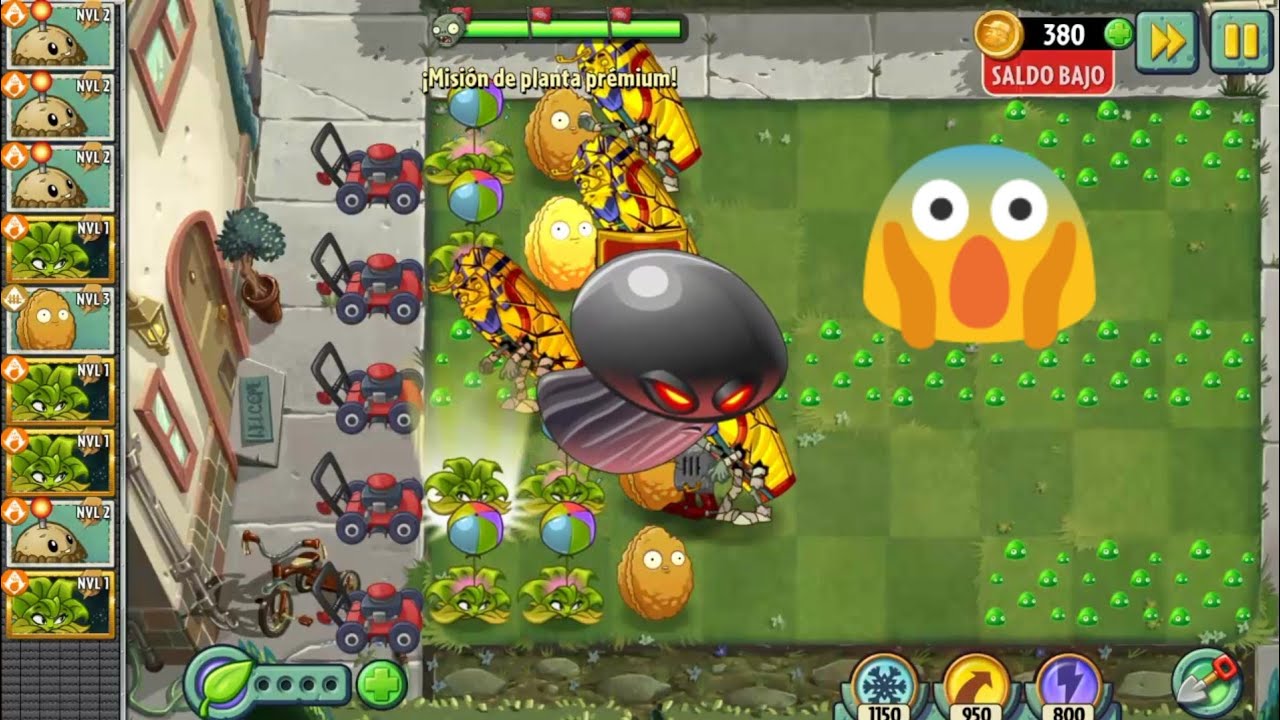 probando a flor petaglobera nueva planta de pvz 2 - YouTube