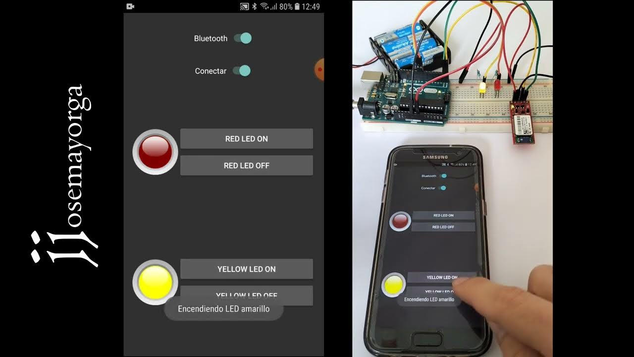 Aplicación Android para control de LEDs con Arduino // Custom Android ...