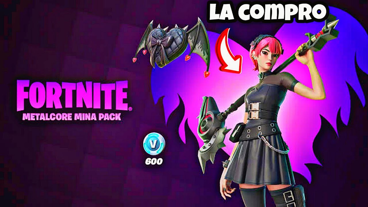 Me COMPRO el PACK DE INICIO METALCORE MINA TERMINA BIEN | FORTNITE ...