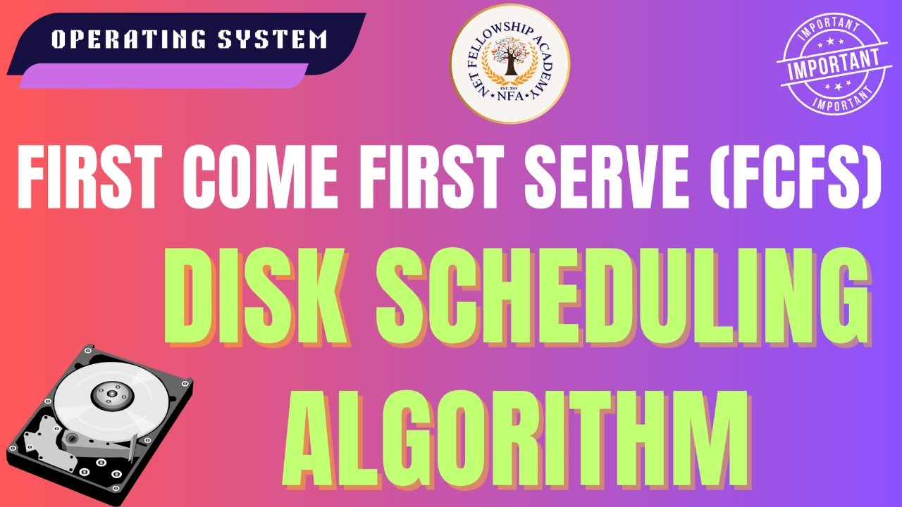 First Come First Serve Disk Scheduling Algorithm, Operating System, Computer Science and ...