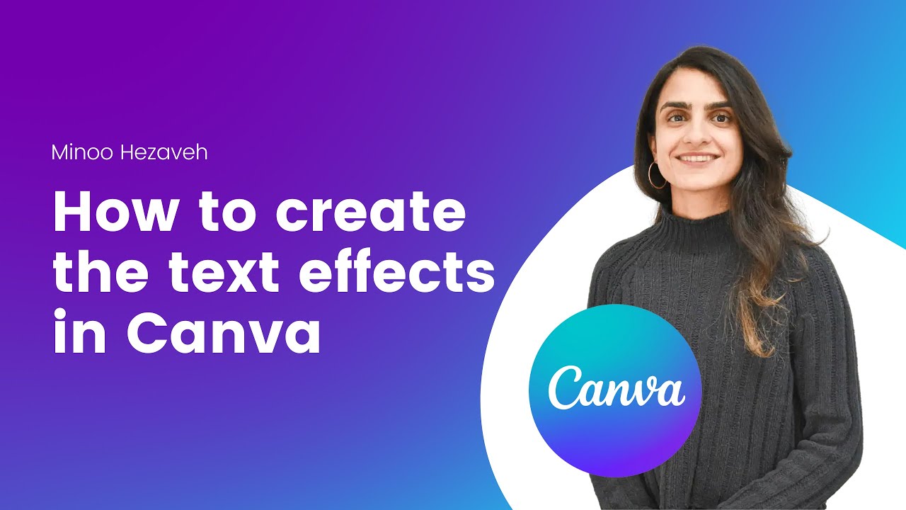 How to create text effects in Canva | Using TypeLettering App | - YouTube