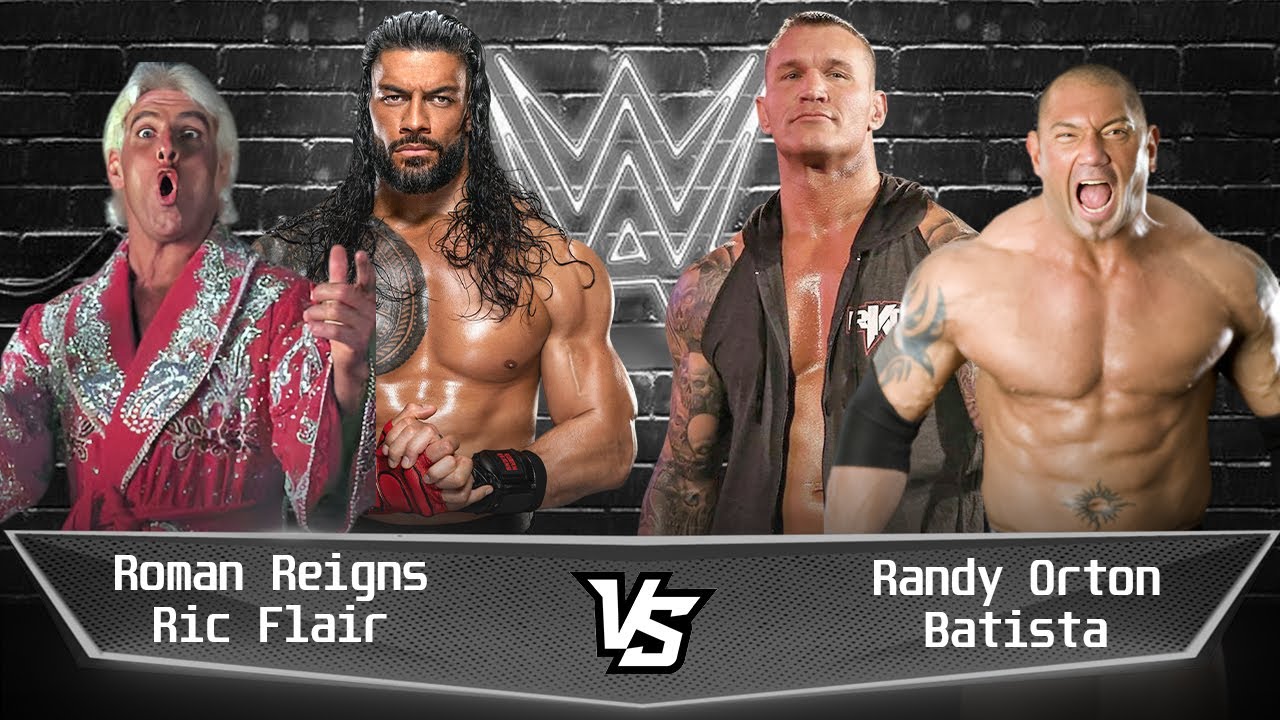 Roman Reigns & Ric Flair vs Randy Orton & Batista - Full Match 09-Jan ...