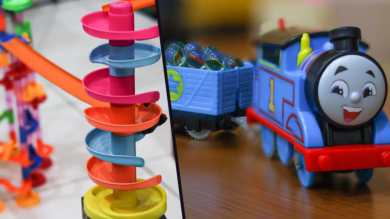 Marble Run Race with Thomas Train - YouTube