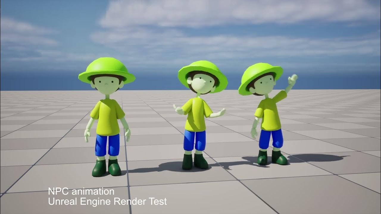 Simple NPC Idle animations in Unreal Engine 5 - YouTube