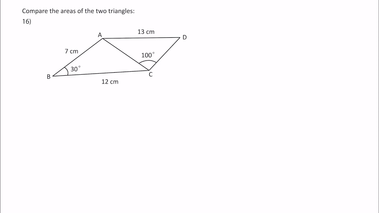 AS91259 Trigonometry - Compound shapes - YouTube