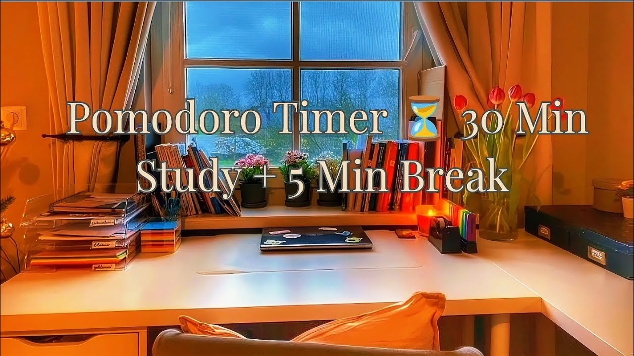Pomodoro Timer ⏳ 30 Min Study + 5 Min Break | Stay Focused! - YouTube