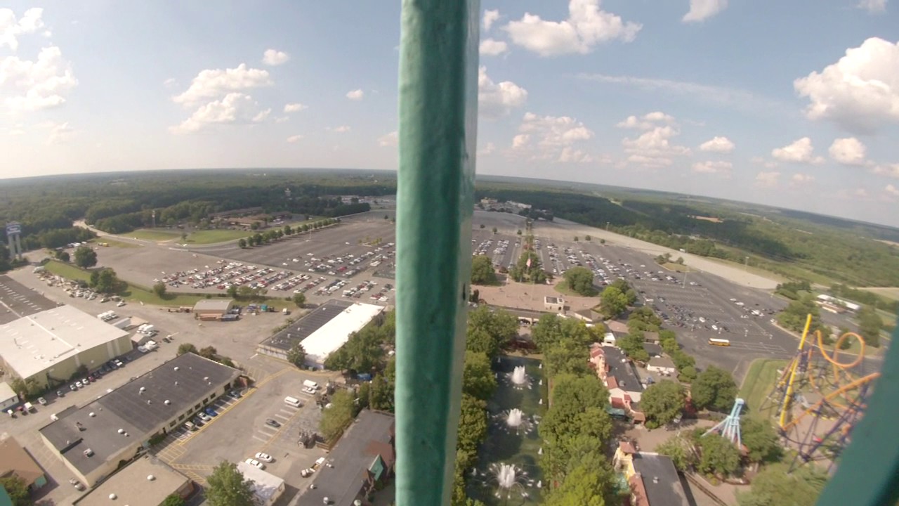 1/3 Replica Eiffel Tower at Kings Dominion - YouTube