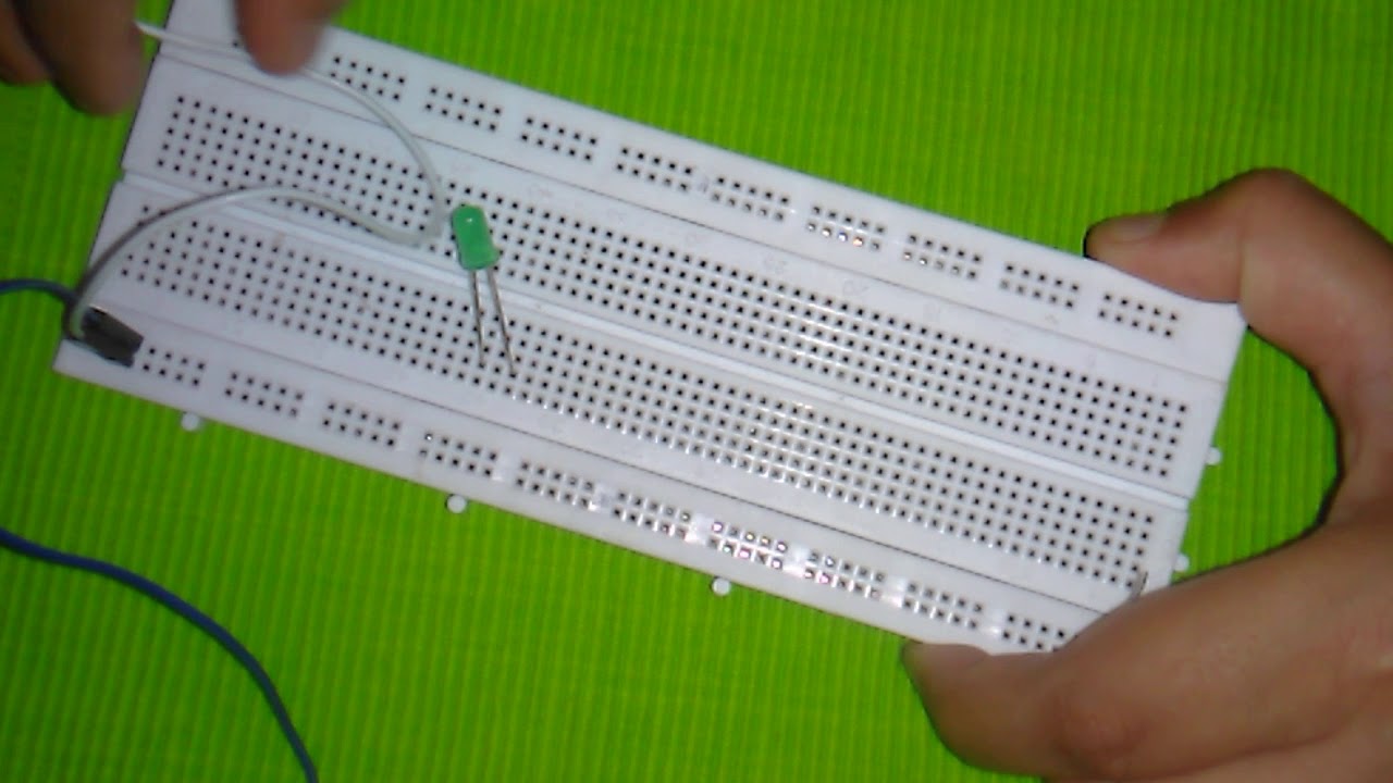Simple and 🔥😮😮easy way to connect an led to breadboard - YouTube