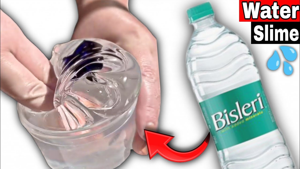 WATER SLIME MAKING 100% REAL / HOW TO MAKE WATER SLIME AT HOME NO BORAX ...