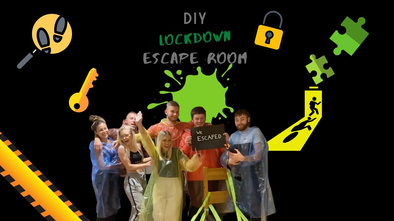 DIY LOCKDOWN ESCAPE ROOM - YouTube