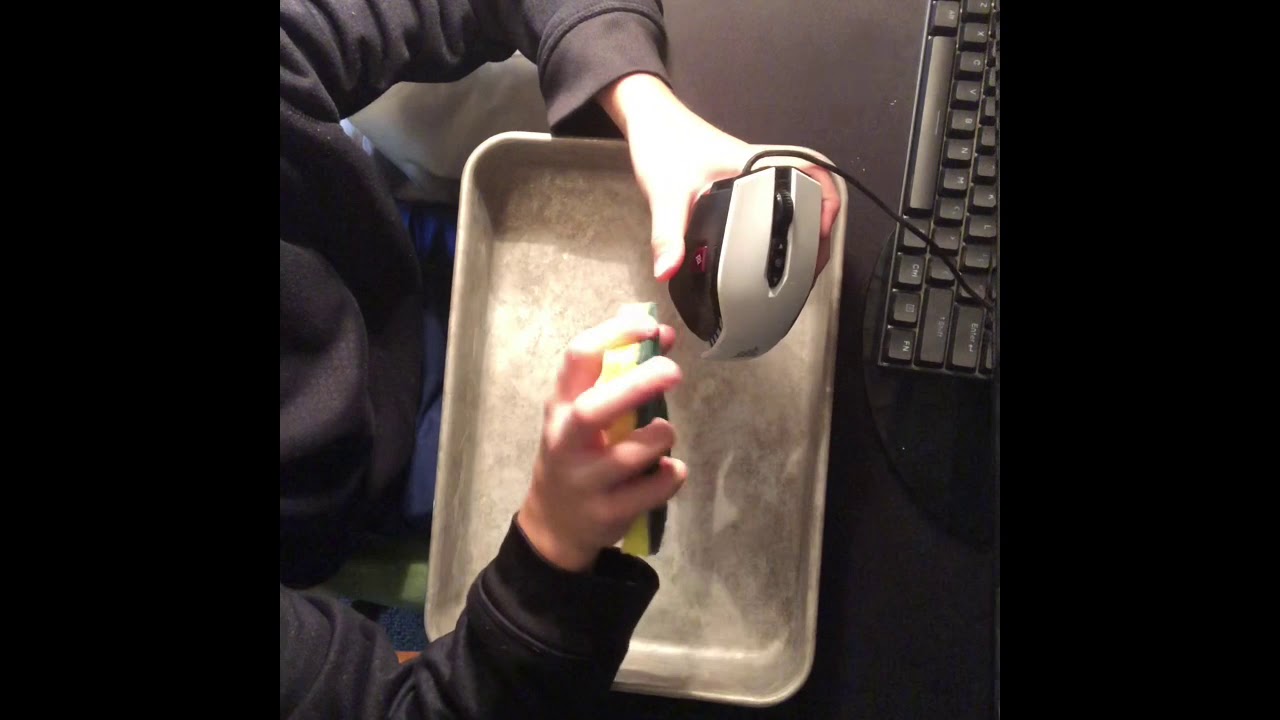 How Remove The Glossy Feel Off Of A Gaming Mouse! - YouTube