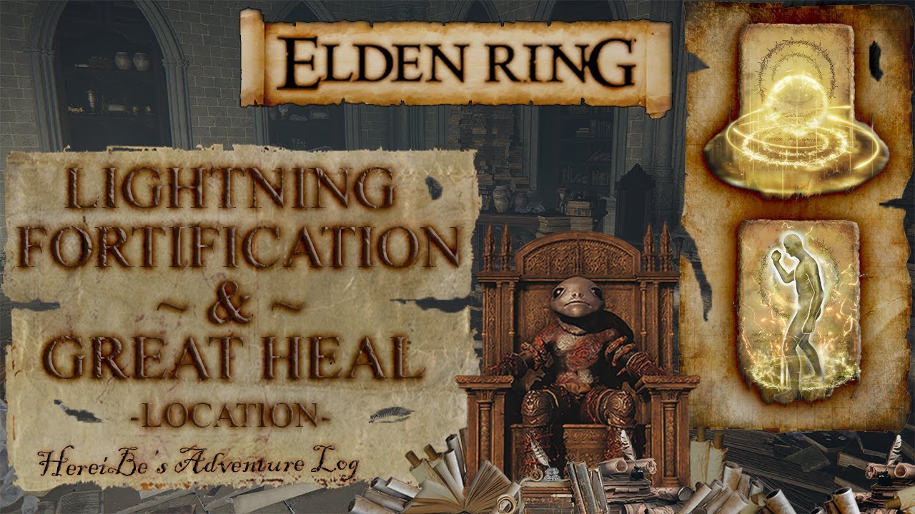 Lightning Fortification Location | Great Heal Location | Elden Ring ...