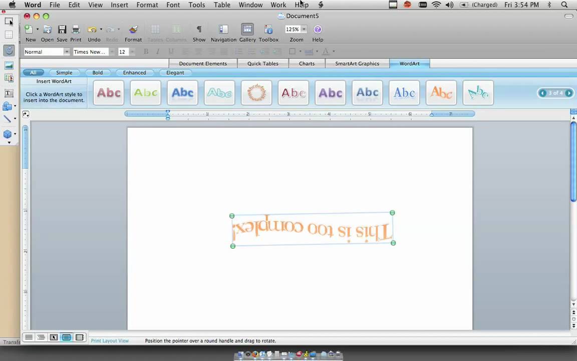 Tilting Text In MS Word YouTube Tilting Text In MS Word YouTube
