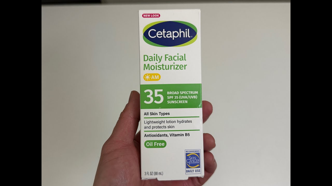 Cetaphil Facial Moisturizer with SPF 35 Unboxing! @Cetaphil - YouTube