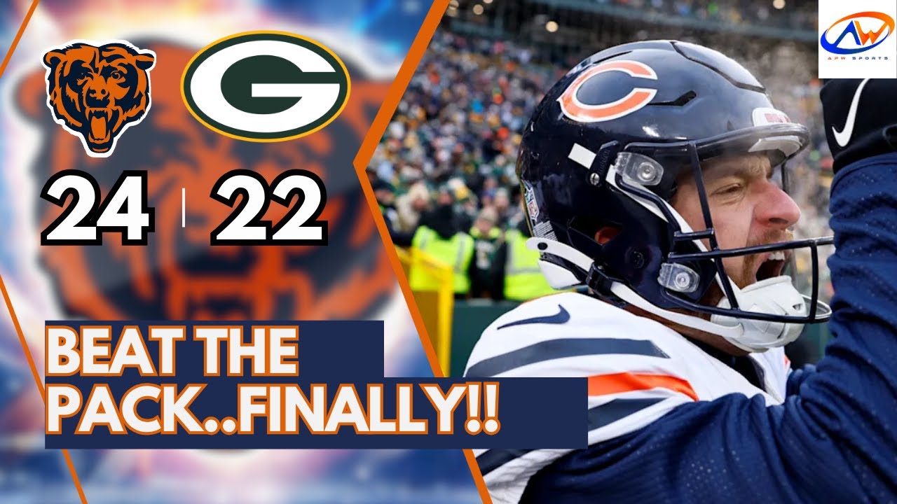 Bears End Season By FINALLY Beating The Packers || Bears vs Packers ...