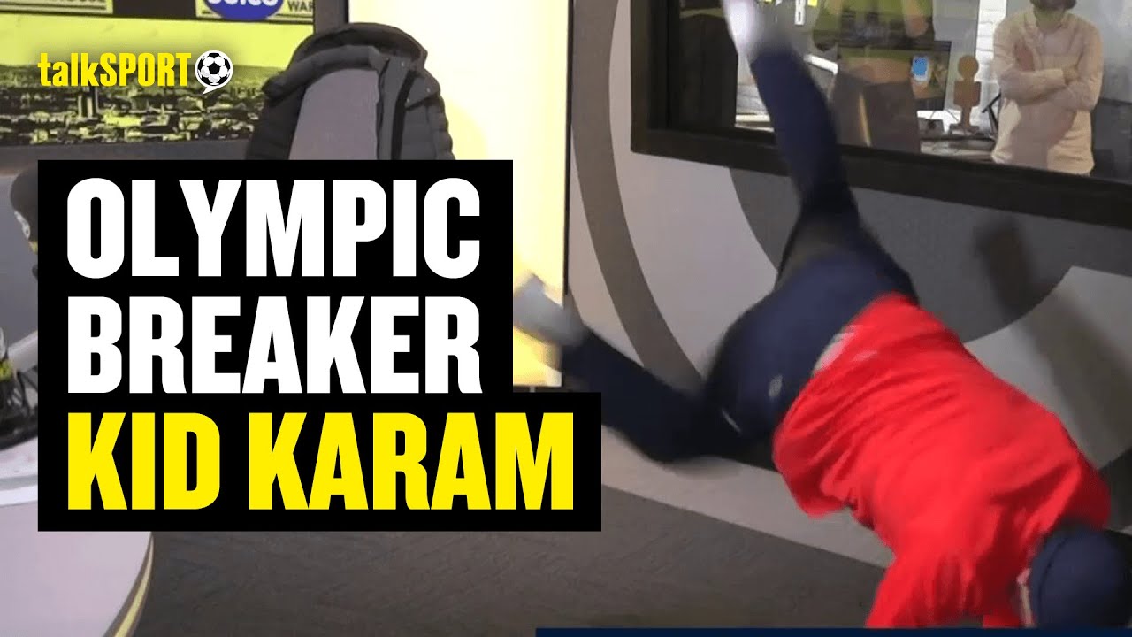 Kid Karam PERFORMS LIVE In Studio As The Olympics Introduce BREAK To Paris 2024 😍🏆 - YouTube