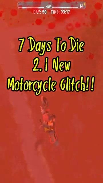 7 Days to Die PS5🎮 MOTORCYCLE GLITCH!🚨 #gaming #7dtd #zombies # ...